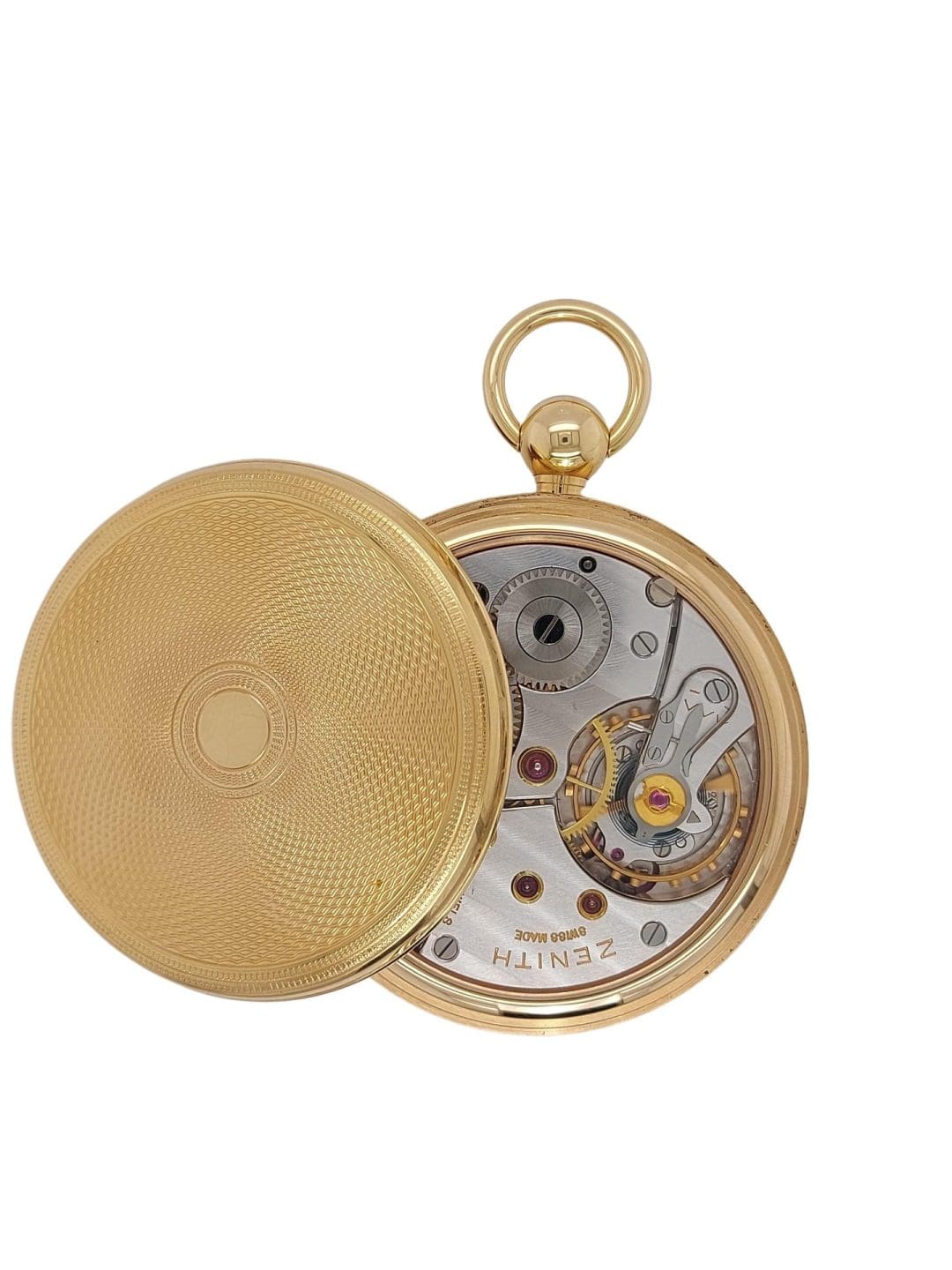 18kt Rose Zenith Pocket Watch Thomas Engel with Box & Papers – 1984 ...