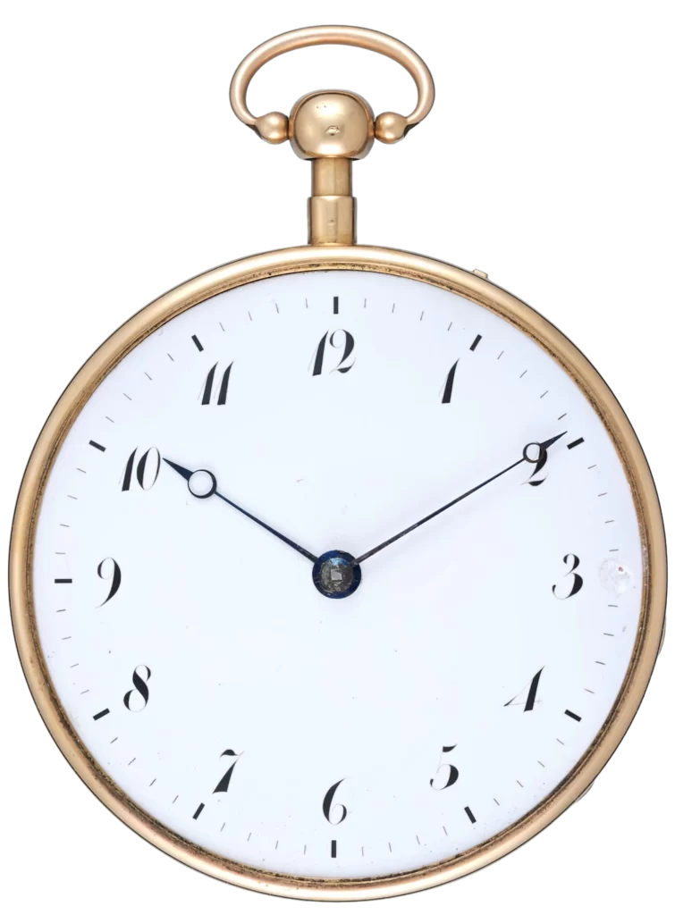 SLIM GOLD SWISS QUARTER REPEATING CYLINDER - Circa 1810 » Watch Museum ...